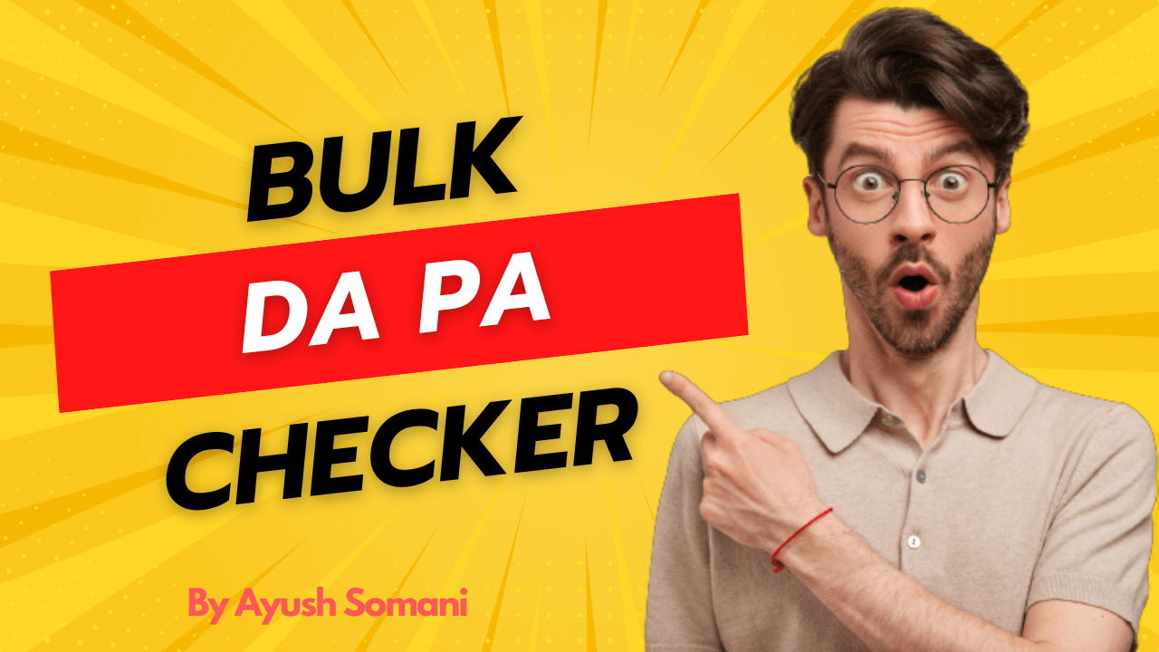 Bulk DA PA Checker - NicheOK